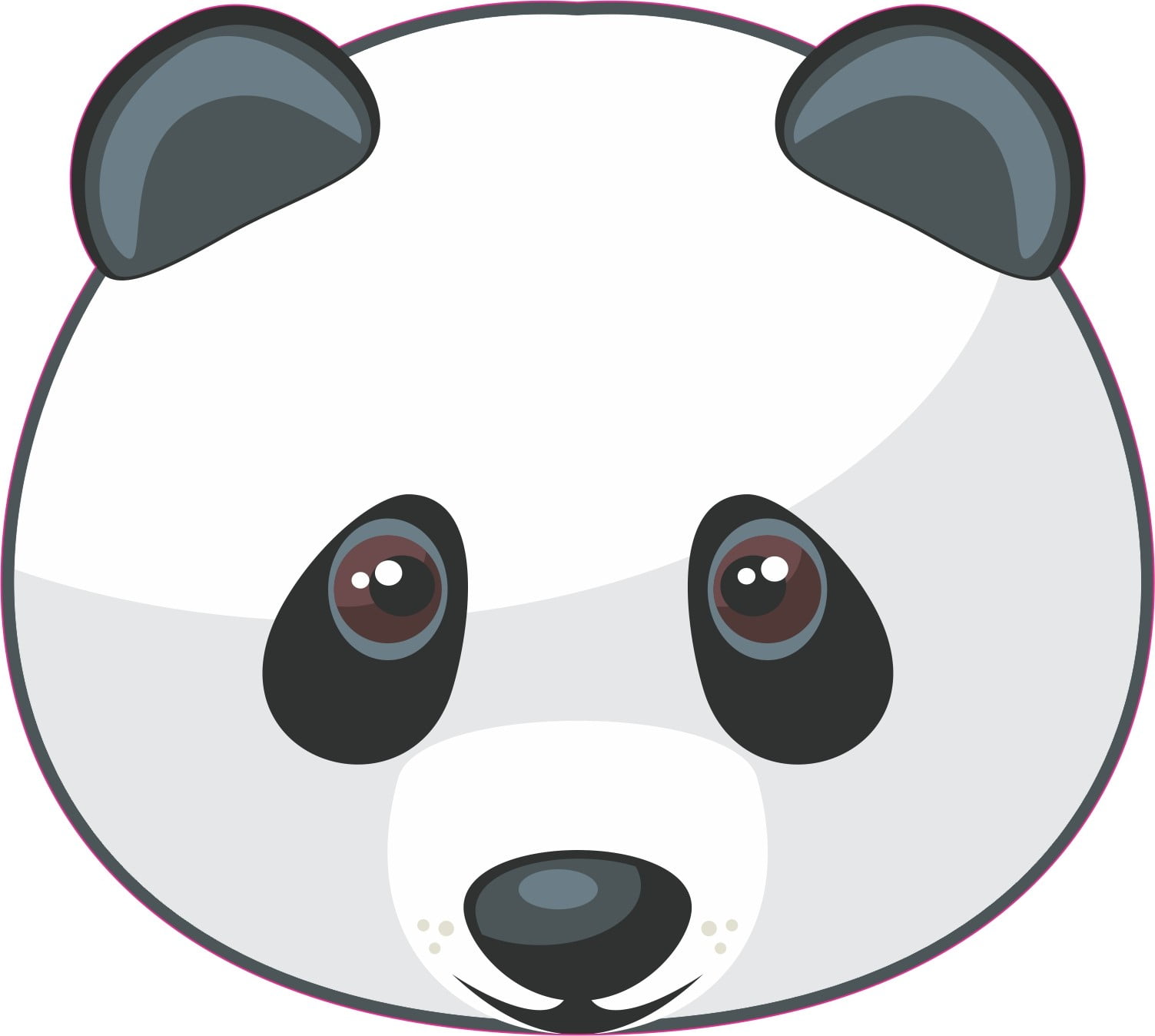 5in x 4.5in Panda Car Decal Vinyl Window Bumper Sticker - Walmart.com