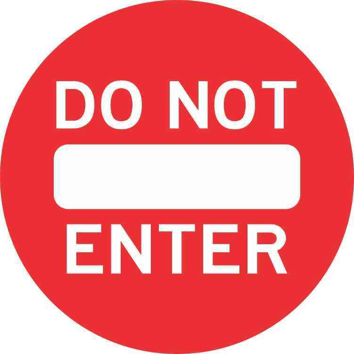 5in x 5in Do Not Enter Sticker Vinyl Road Sign Door Decal Wall Stickers ...