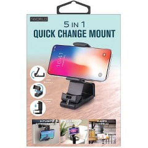 iWorld 5in1 Quick Change Easy Attachment Car Mount - Walmart.com
