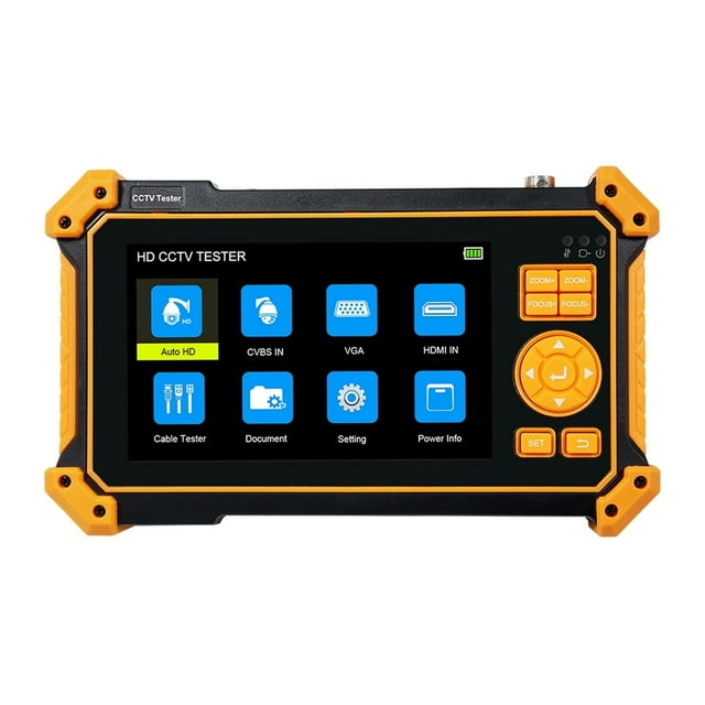 5inch CCTV Tester 8MP SDI AHD CVI TVI Video Surveillance Camera Monitor ...
