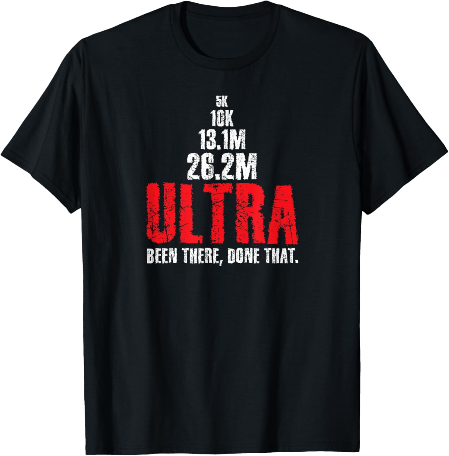 5k to ultra running marathon trail runner t-shirt T-Shirt - Walmart.com