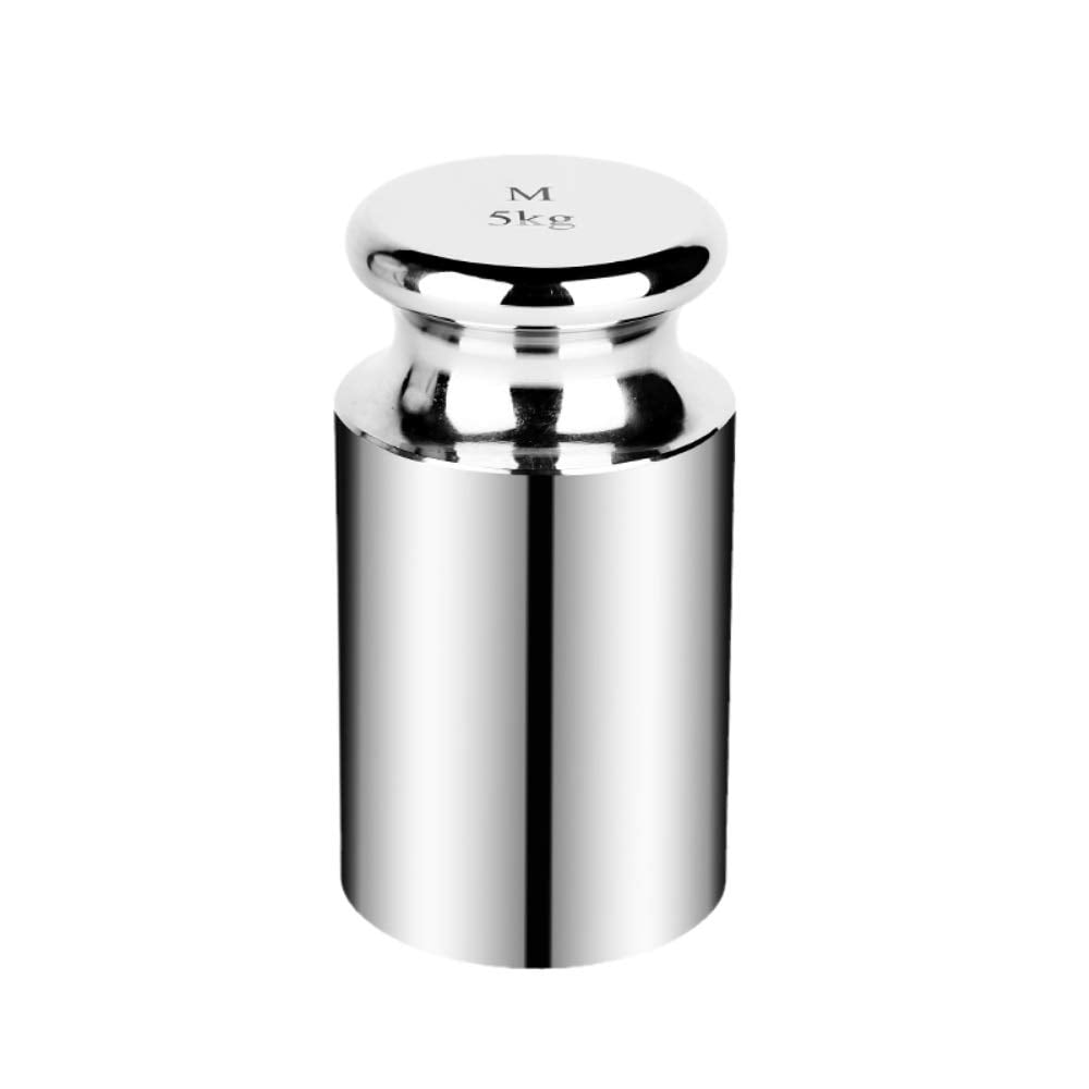 5kg 5000g OIML Class Precision Calibration Weight, Chrome Finish, Test ...