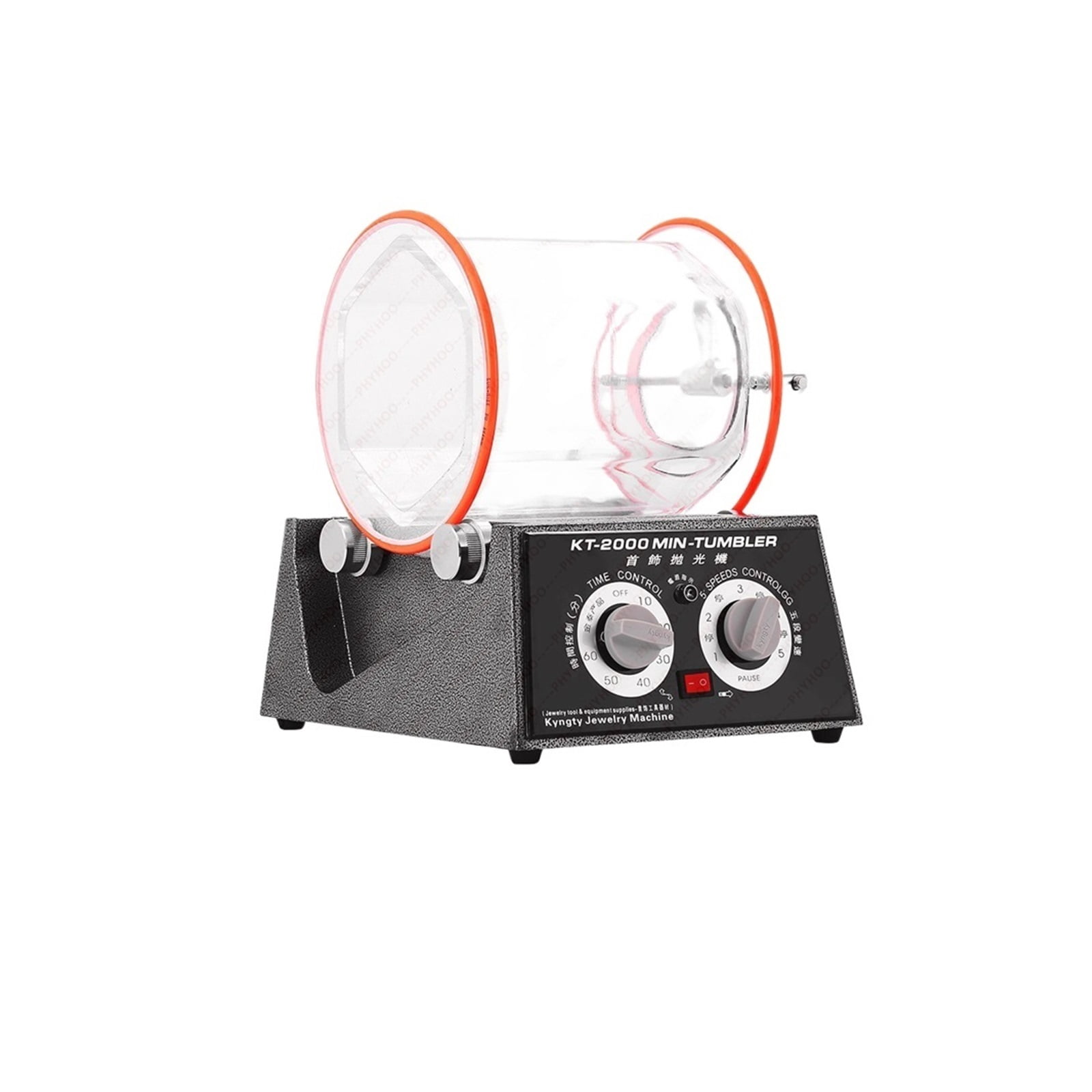 5kg Tumbler Rotary Jewelry Polisher Bead Surface Cleaner Drum Polisher ...