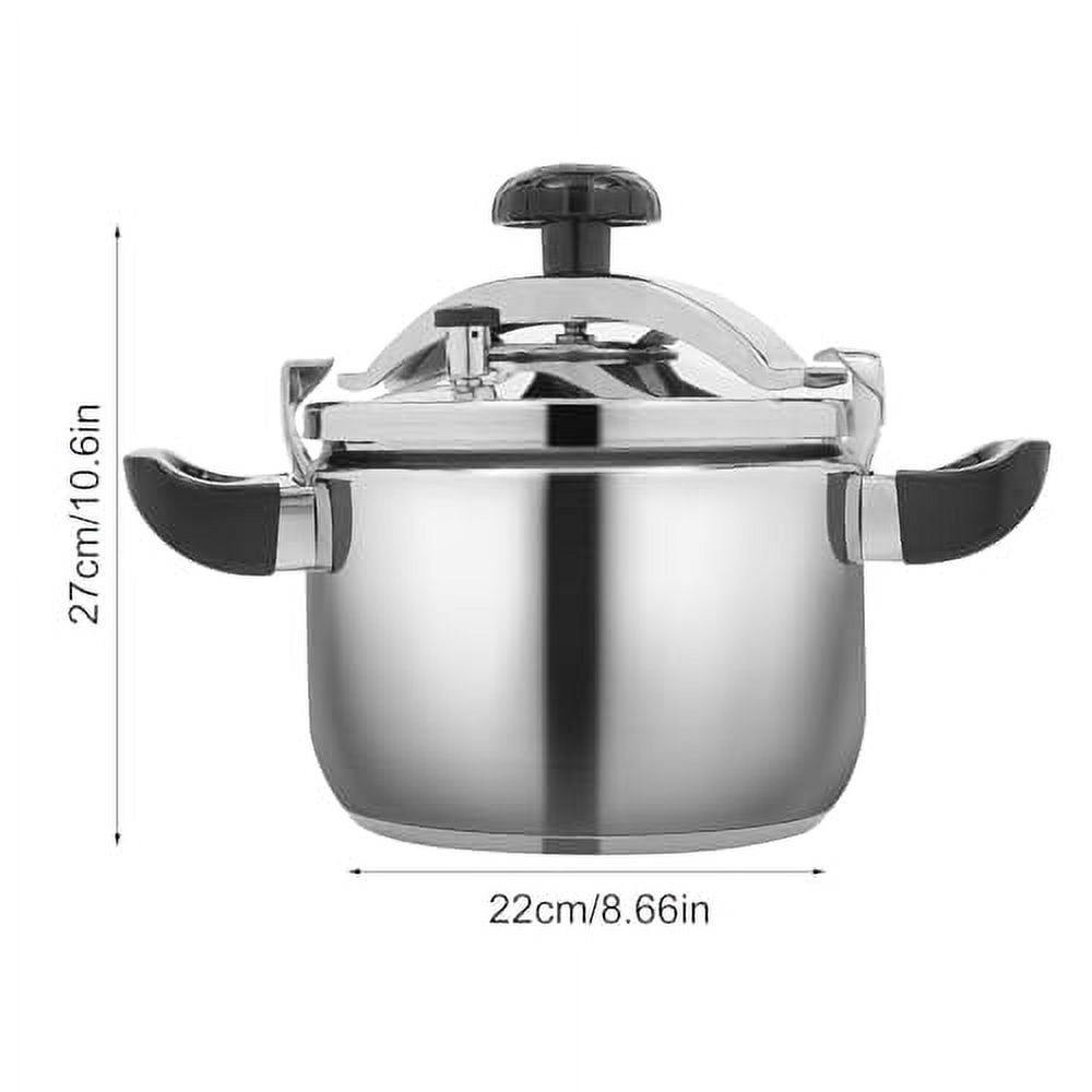 5l/4.54qt Pressure Canner 60kpa 201 Stainless Steel Pressure Pot ...