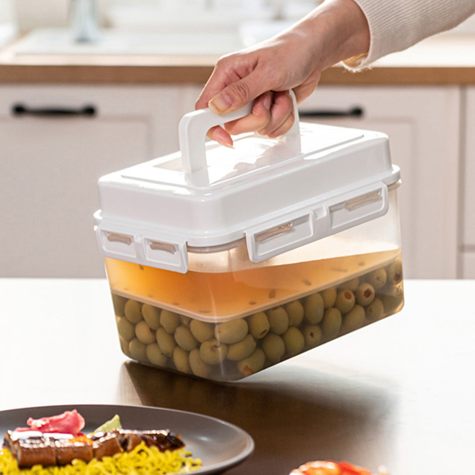 5l Pickle Maker Kit, Press-type Fermentation Crock with Elastic ...