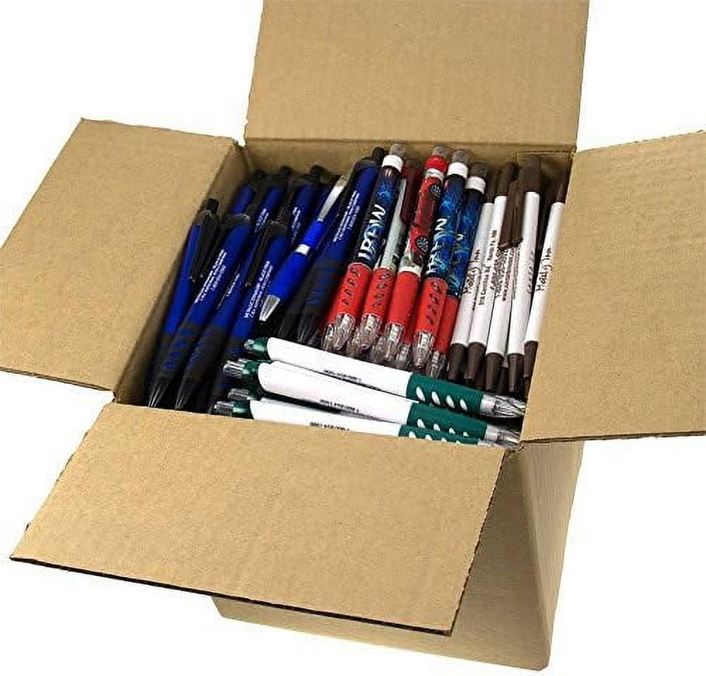 (5lb Box Approx. 200-250 pens) Assorted Retractable Ballpoint Pens ...