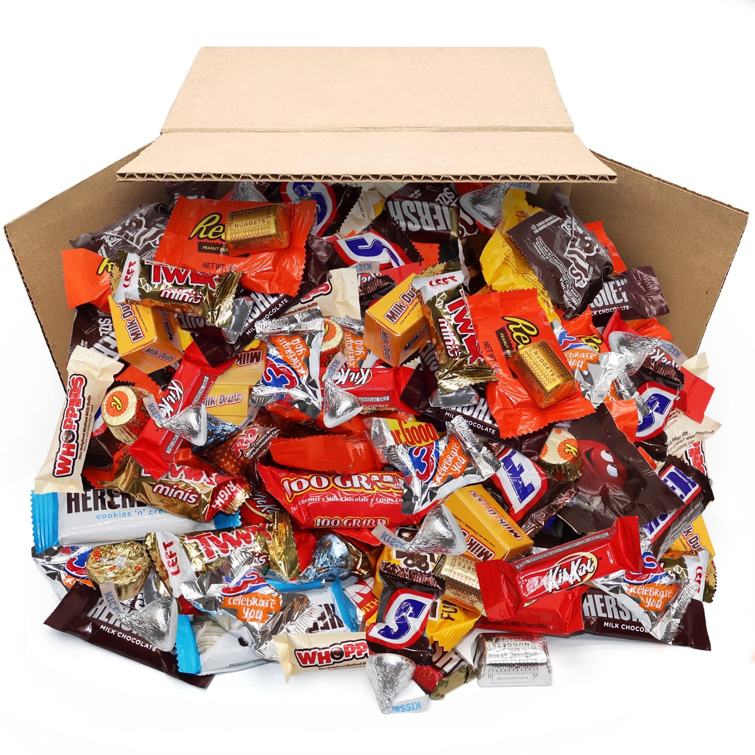 Hershey Bulk Chocolate Candy 5 lb pack, Individually Wrapped, Assorted ...