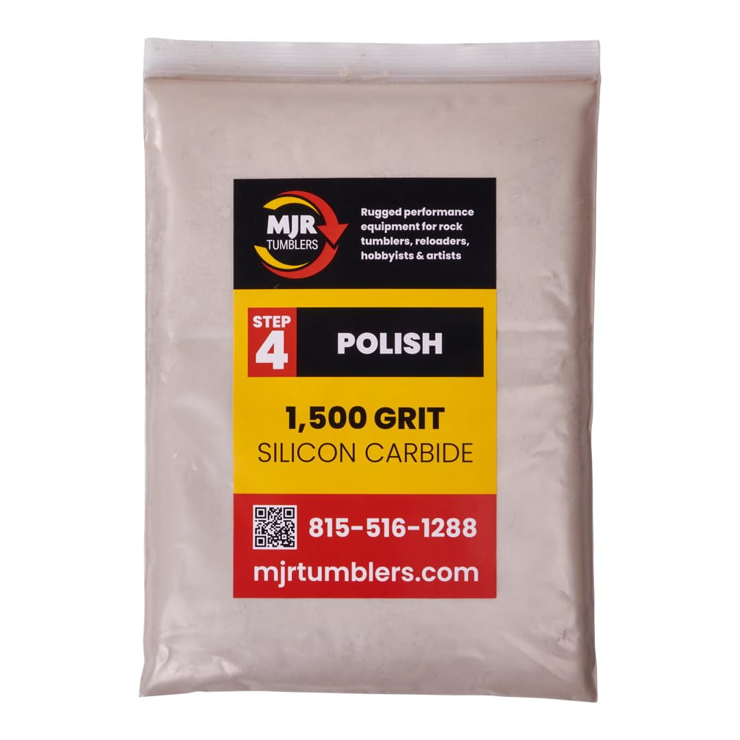 5lb of MJR Tumblers Premium 1500 Silicon Carbide Rock Polishing Grit ...