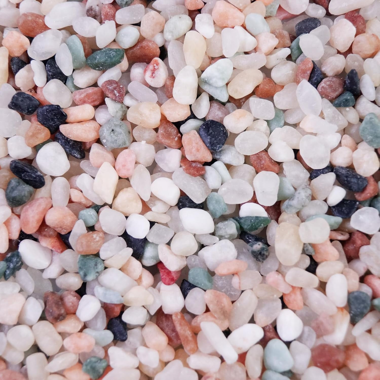 5lb Natural Pea Sand Decorative Rocks, Polished Pebbles Ideal for Fish ...