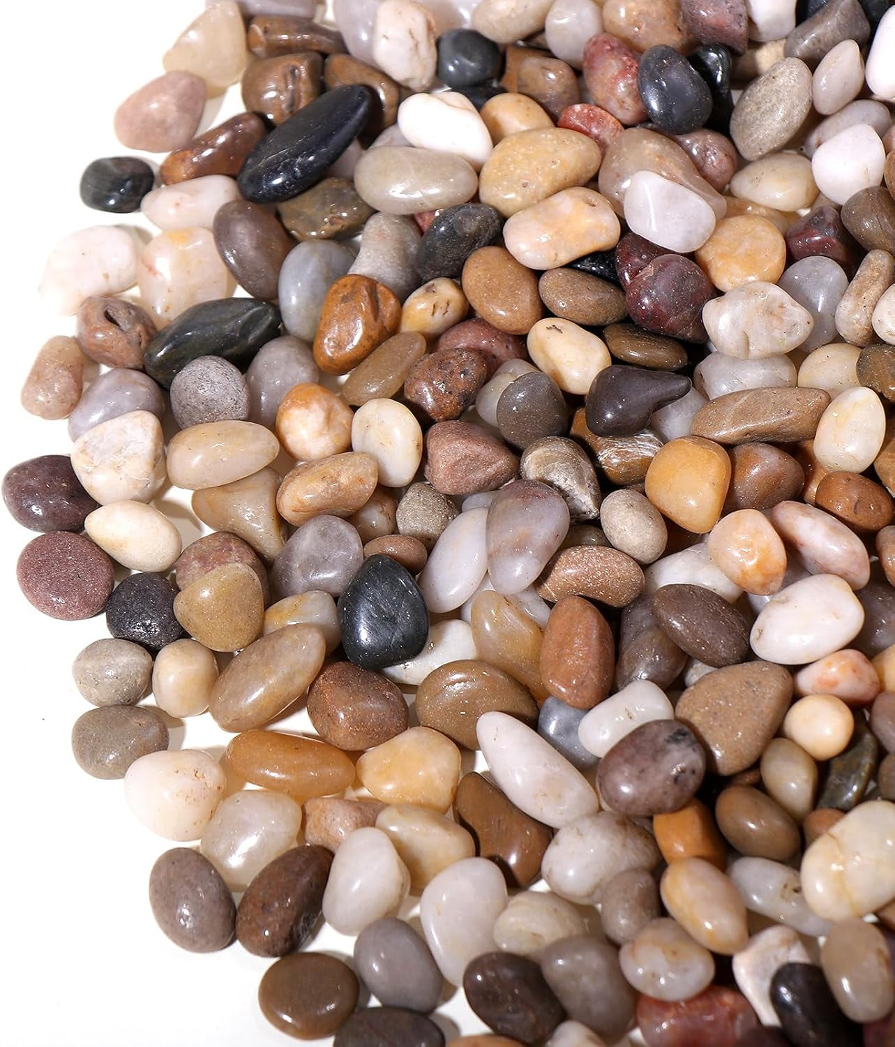 5lb Pebbles, 3/8 Inch Small Pebbles for Indoor Plants, Aquariums ...