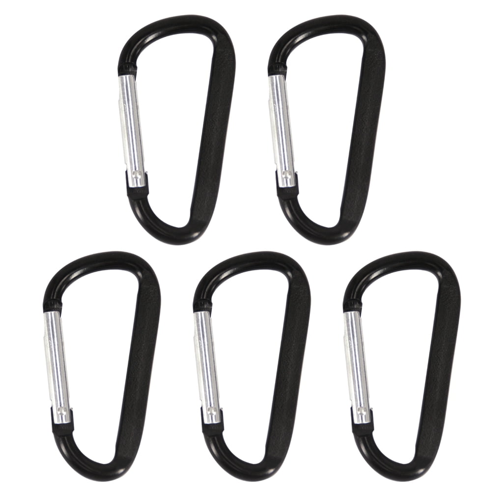 5lots Spring Load Gate Set Round Shape Carabiner Security Locking ...