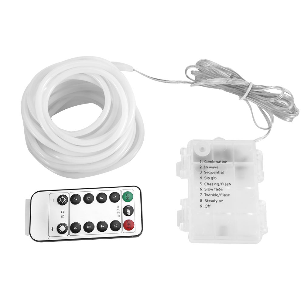 5m 100LED Light String Lamp Strip with Remote Control for Garden Lawn ...