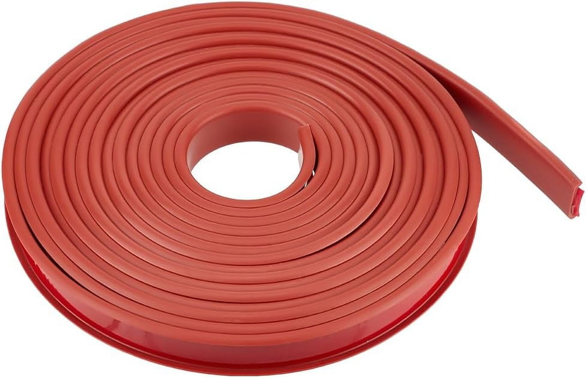 5m/16.4 Ft Brown U-Shape Edge Banding 0.6 Inch ID Self Adhesive Edge ...