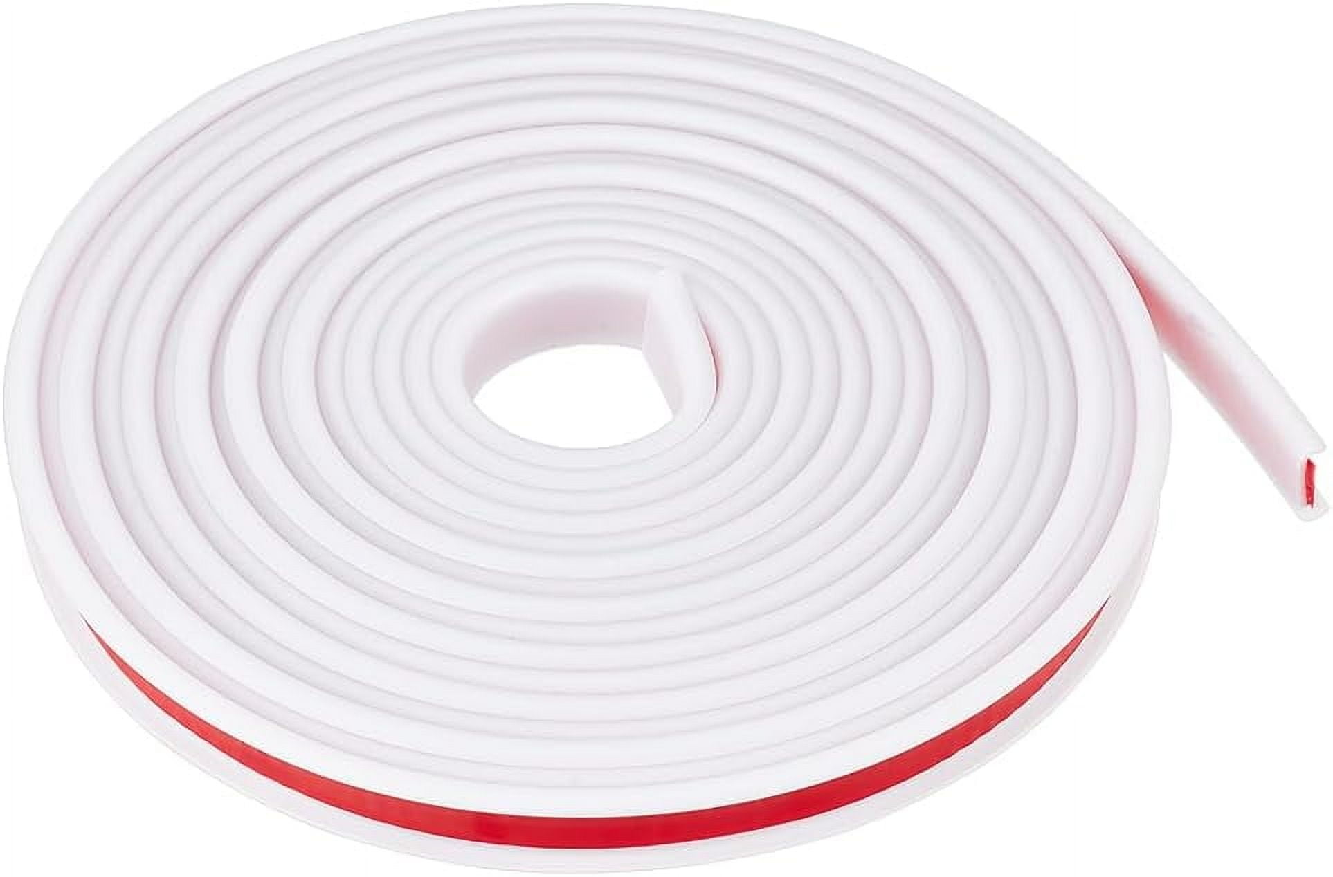 5m/16.4 Ft White U-Shape Edge Banding 0.5 Inch ID Self Adhesive Edge ...