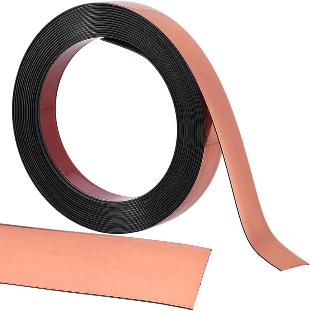 5m*20mm Molding Trim Peel and Stick Sandy Brown Flexible Mirror Border ...