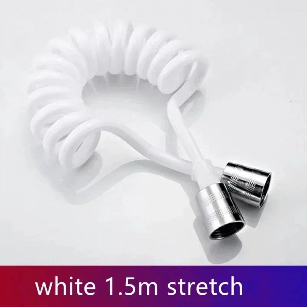 5m 2m Flexible Spring Shower Hose Telephone Line Design for Bathroom ...