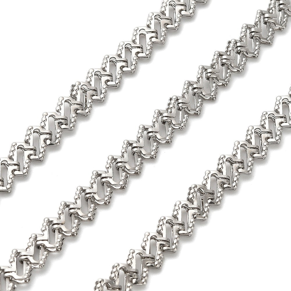 5m 304 Stainless Steel Link Chains Unwelded Stainless Steel Color ...