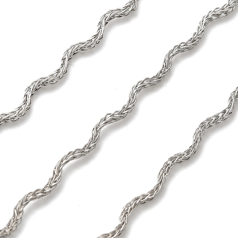 5m 304 Stainless Steel Twisted Rope Chains Unwelded Stainless Steel ...