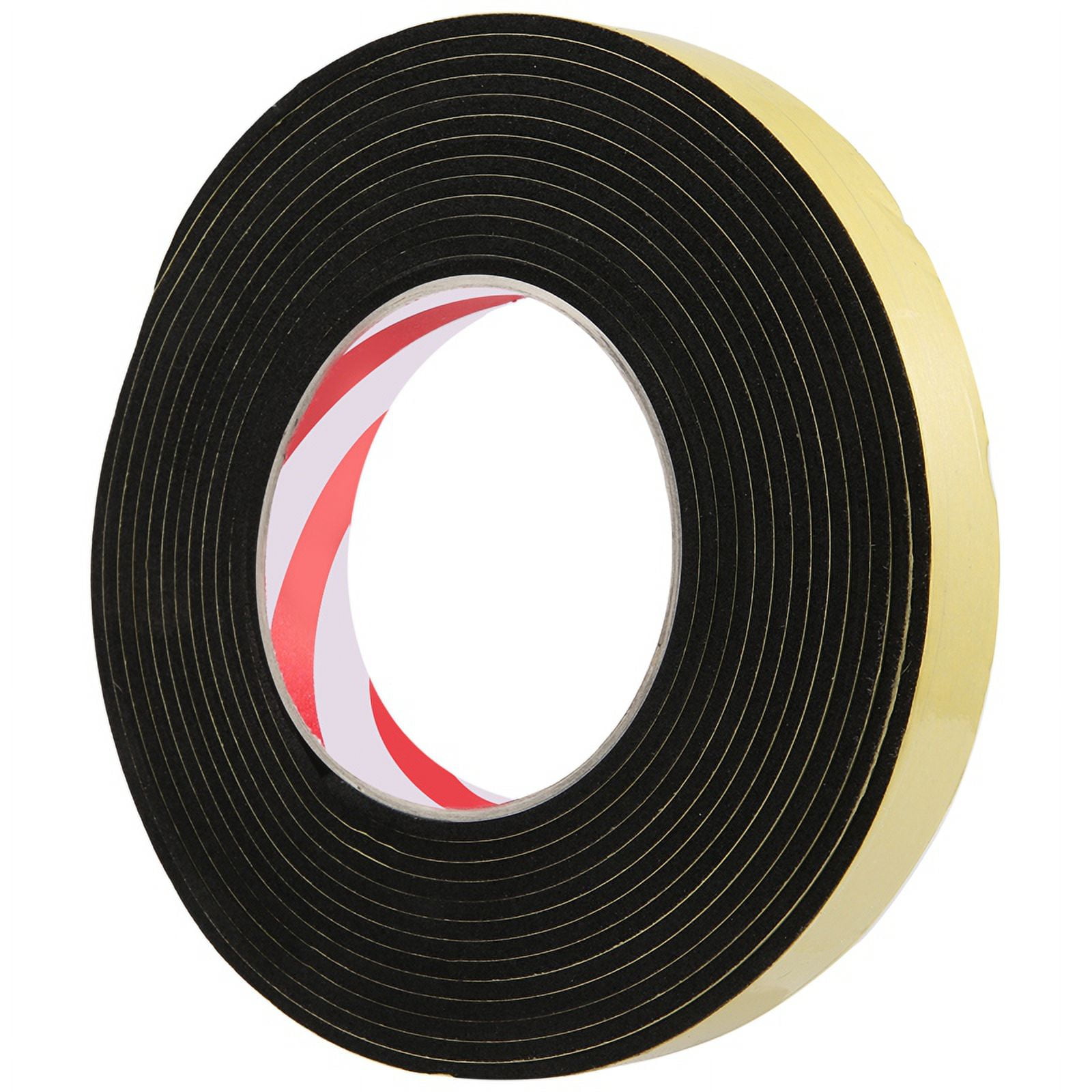 5m Black Single Sided Self Adhesive Foam Tape Closed Cell 20mm Wide x ...