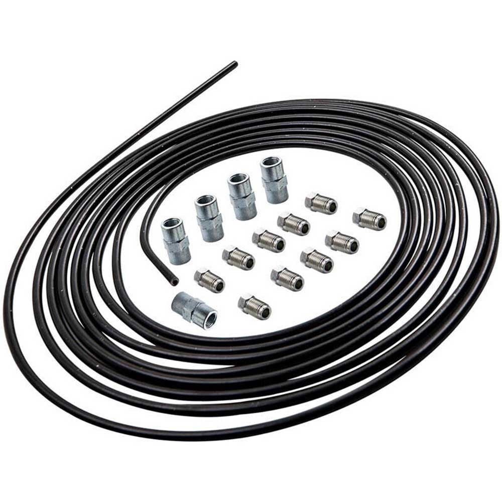 5m Brake Line brake pipe steel 4.75 mm & 10 screw connections & 5 ...