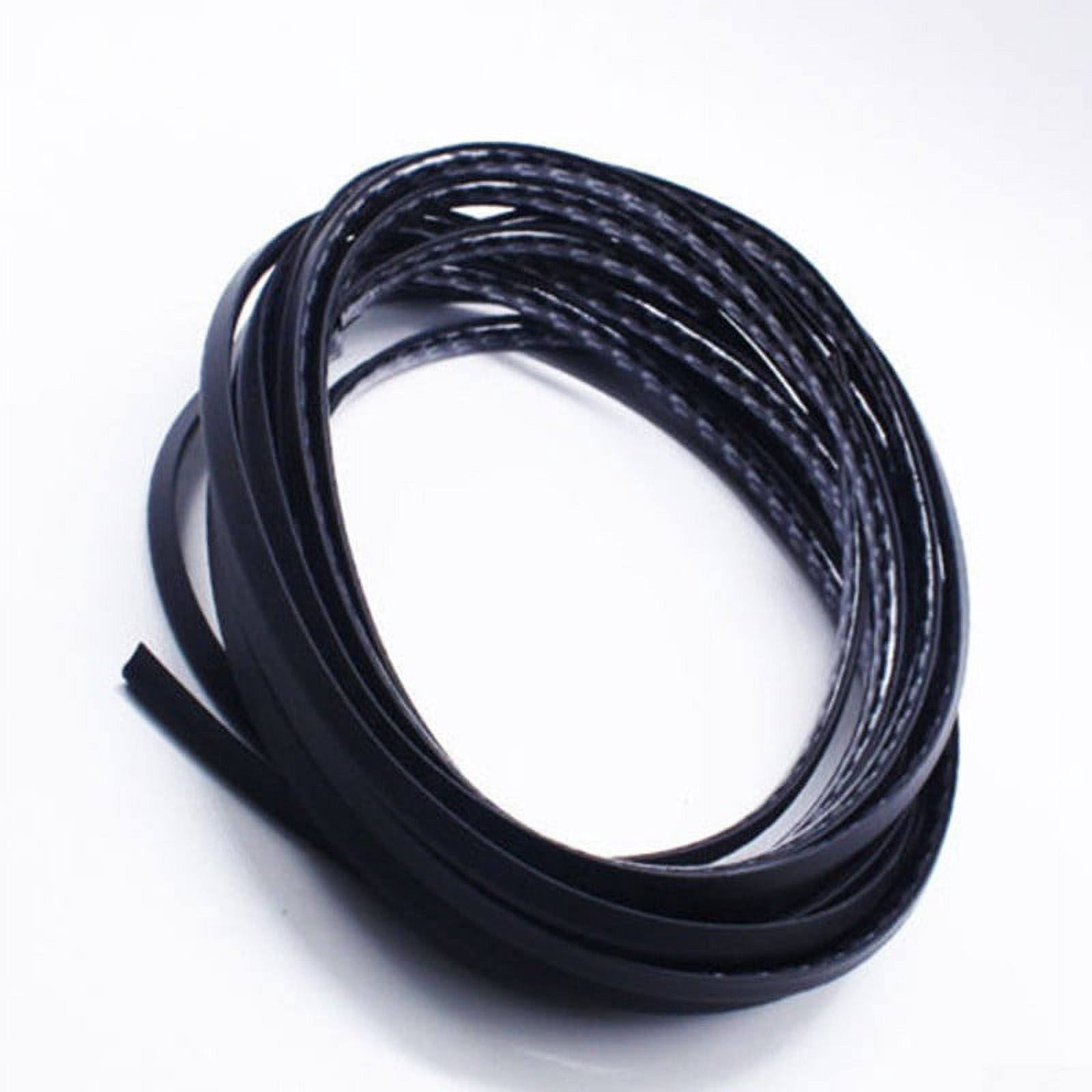 5m Car Door Edge Guard U-Shape Trim Molding Carbon Fiber Seal Strip ...