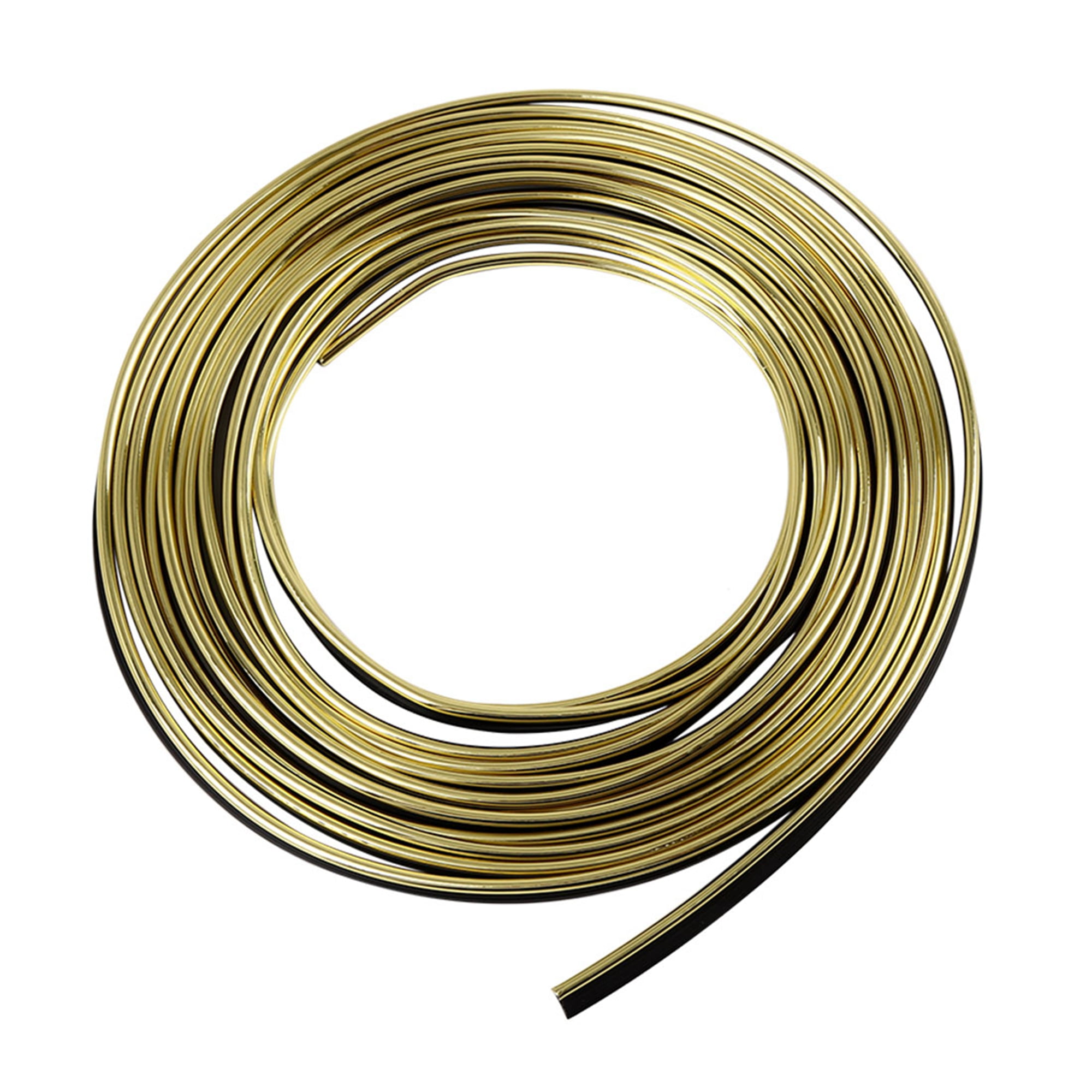 5m Gold Tone Chrome Decorative Line Car Interior Exterior Moulding Trim ...