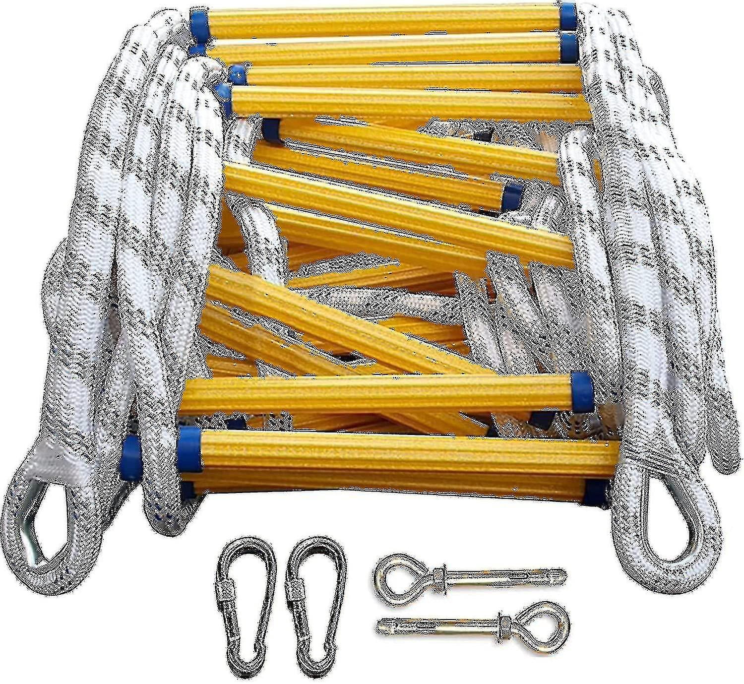 5m Ladder, Rope Ladder Flame Resistant Safety Evacuation Ladde ...