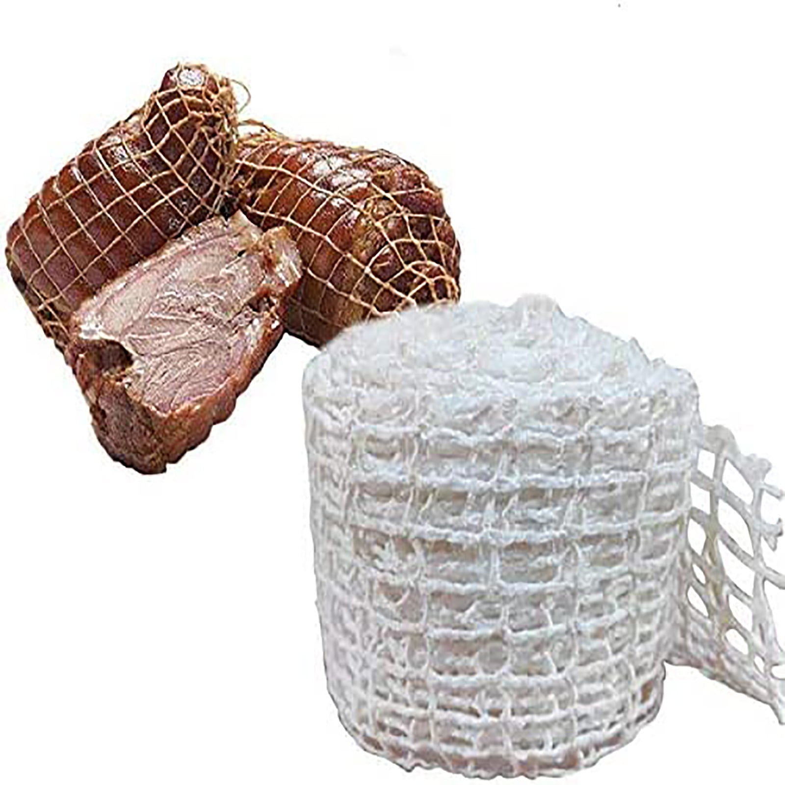 5m Meat Mesh Rolls Size 18 Stretch Meat Net Multi-Purpose Cured Meat ...