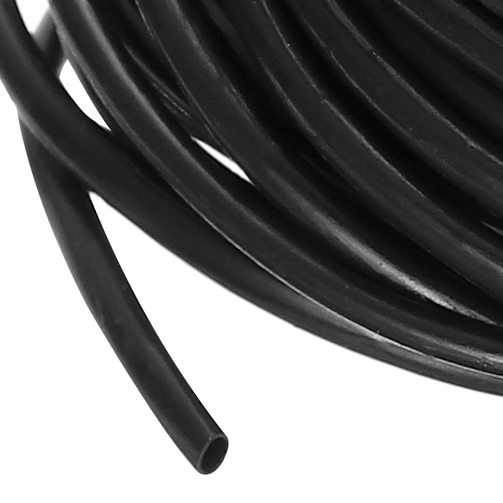 5m PVC Cable Sleeve Tubing, 1.5mm PVC Tube Black Cord Organizer Wire ...