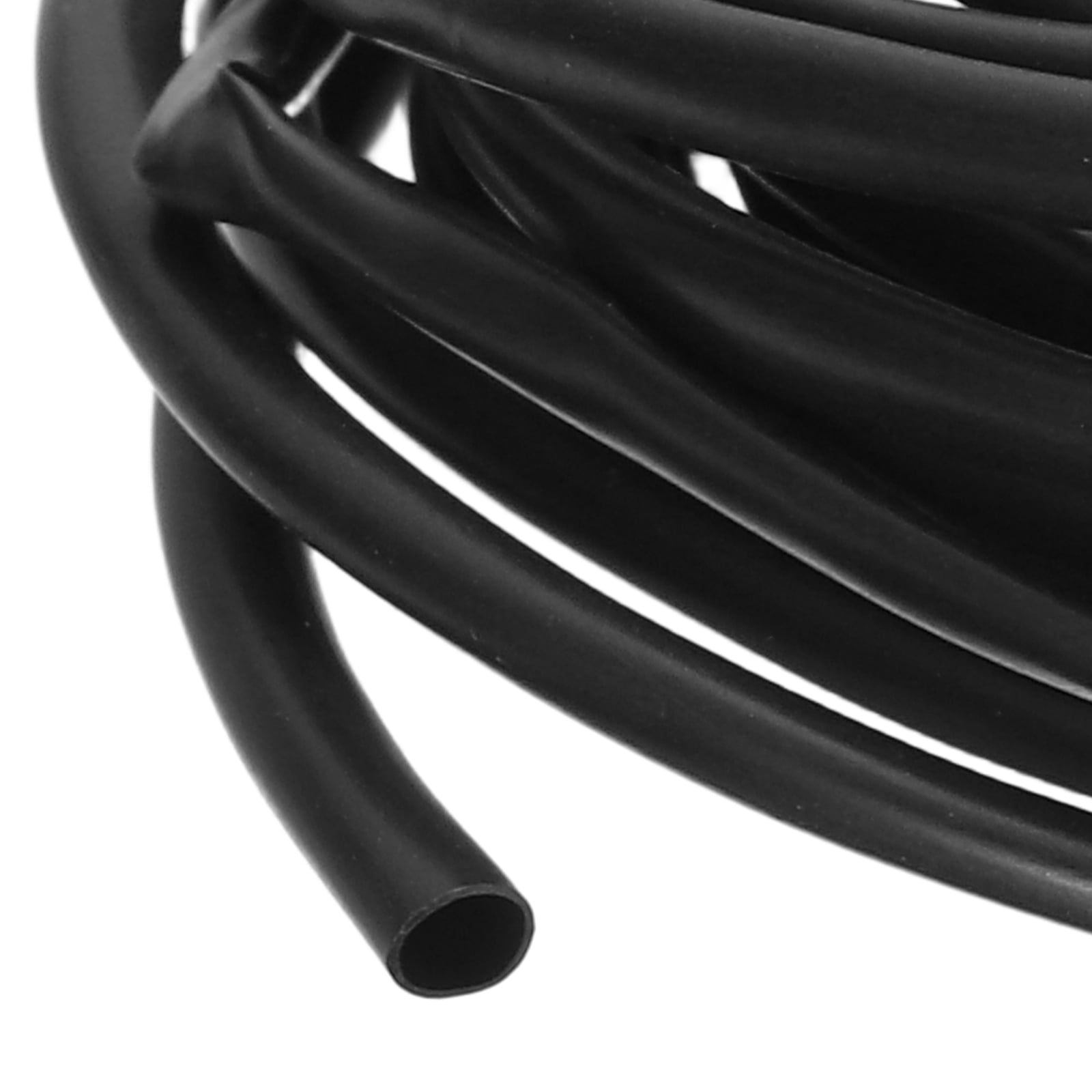 5m PVC Cable Sleeve Tubing, 2mm PVC Tube Black Cord Organizer Wire ...