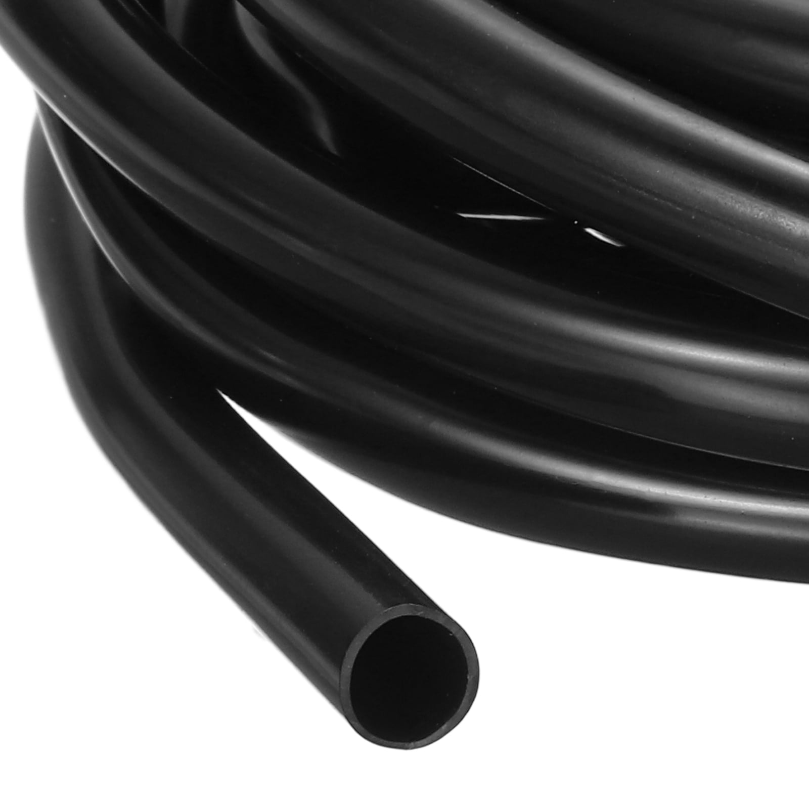 5m PVC Cable Sleeve Tubing, 6mm 1/4" PVC Tube Black Cord Organizer Wire ...