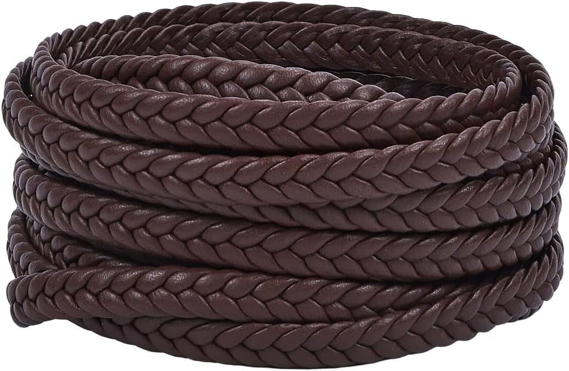 5m x 10mm PU Leather Cord Bolo Tie String 3mm Thick Leather Strips ...