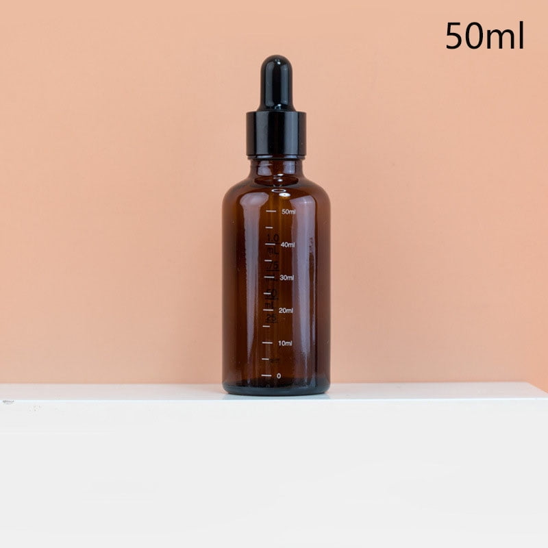 5ml-100ml Dropper Bottles With Scale Reagent Eye Drop Amber Glass ...