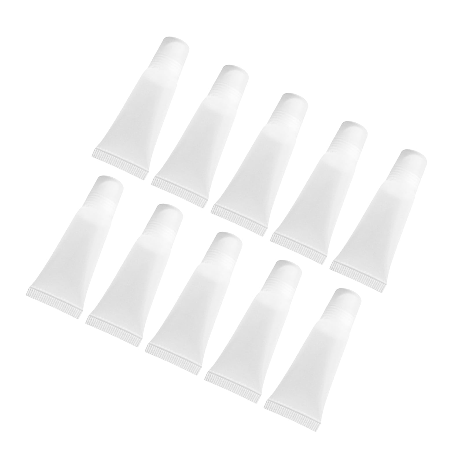 5ml/8ml/10ml/15ml Clear Plastic Lip Balm Tubes Leakproof Angled ...