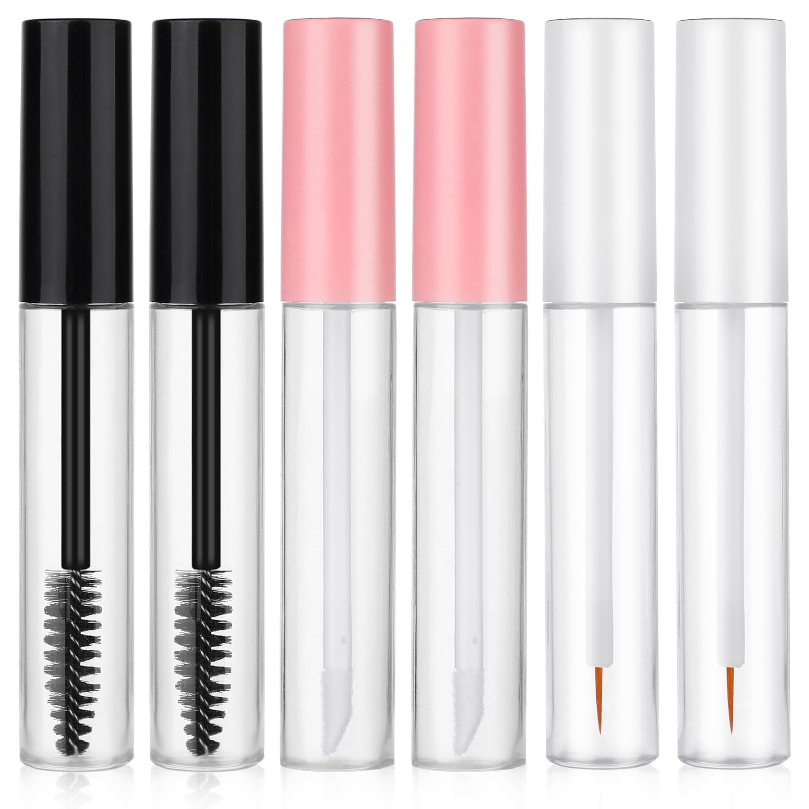 5ml Empty Mascara Tube and Wand Glass Eyeliner Tube Lip Gloss Tubes ...