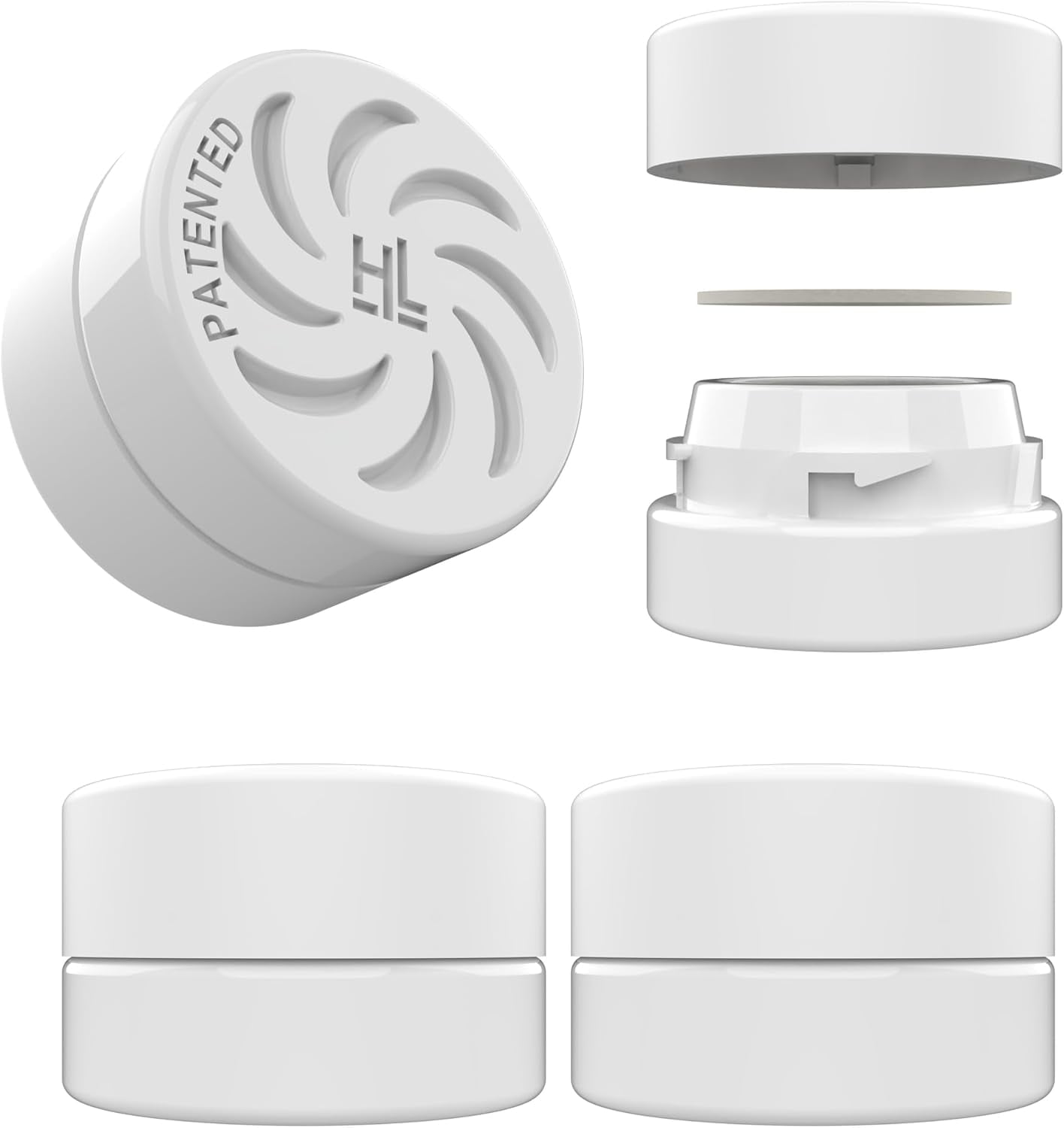 5ml Supercell White Glass Thick Child Resistant Containers ...