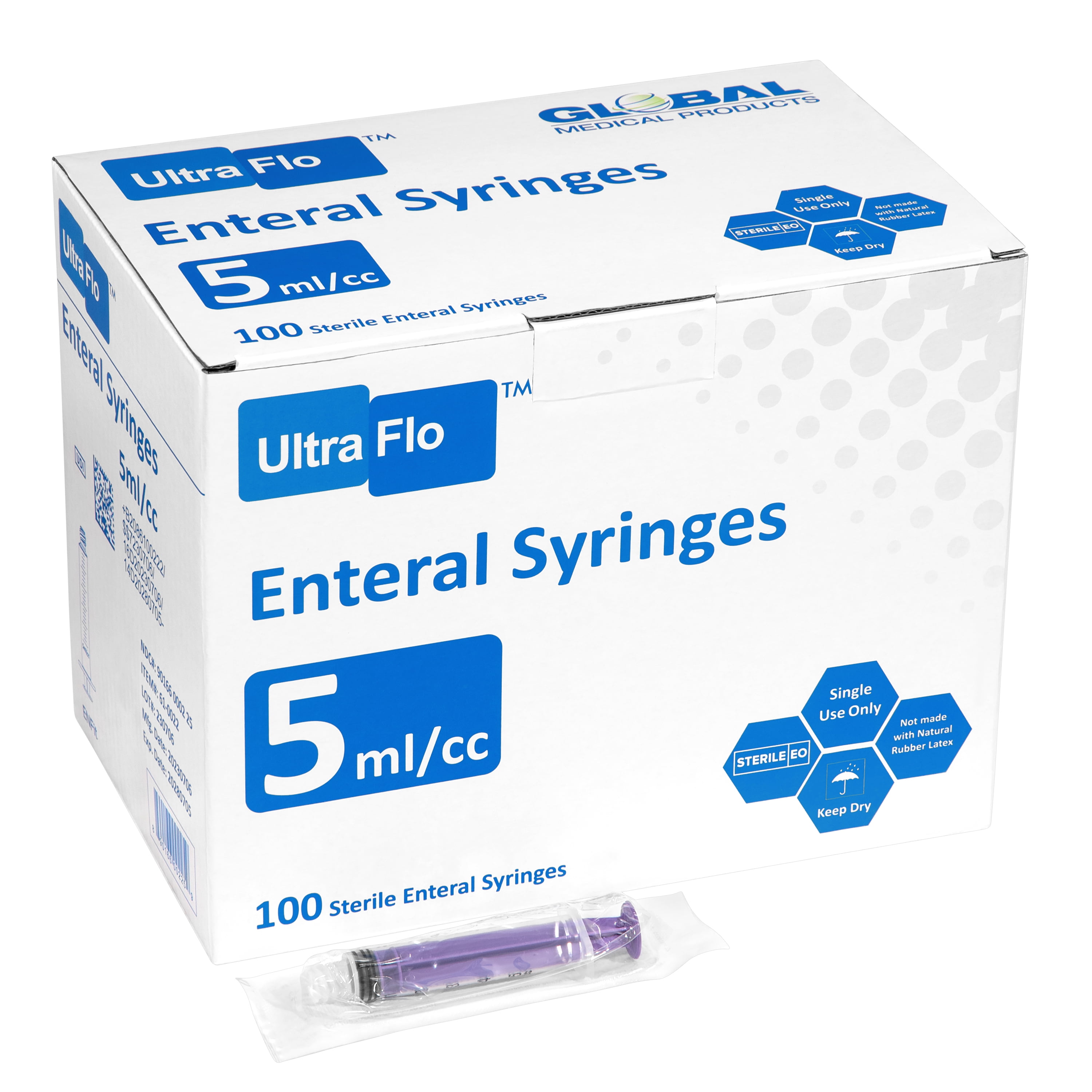 5ml Syringe with Enfit connection (Box of 100) - Walmart.com