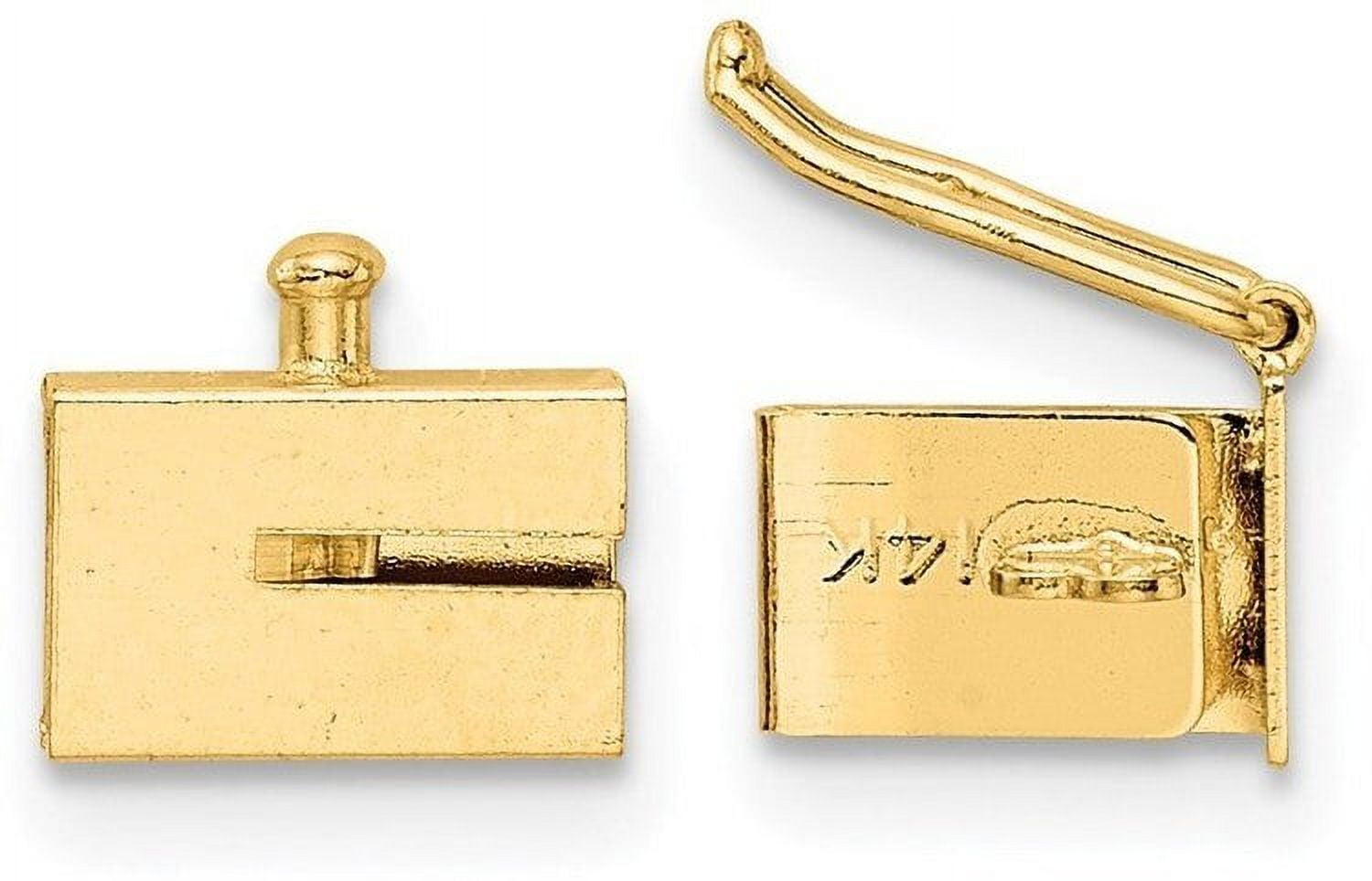 5mm 14k Yellow Gold Box Clasp - Walmart.com