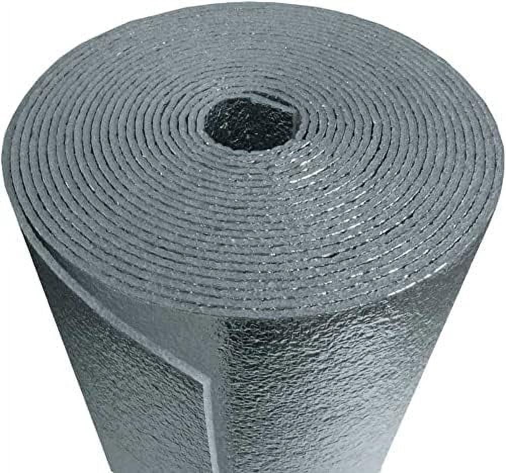 5mm 48Inch x 10Ft Reflective Insulation Roll, Double-Sided Aluminum ...