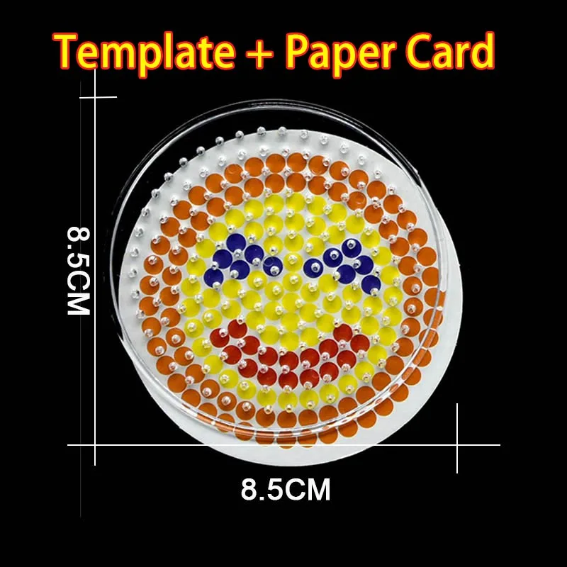 5mm Beads Pegboard 1pcs Template Iron Beads for Kids Hama Beads Diy ...