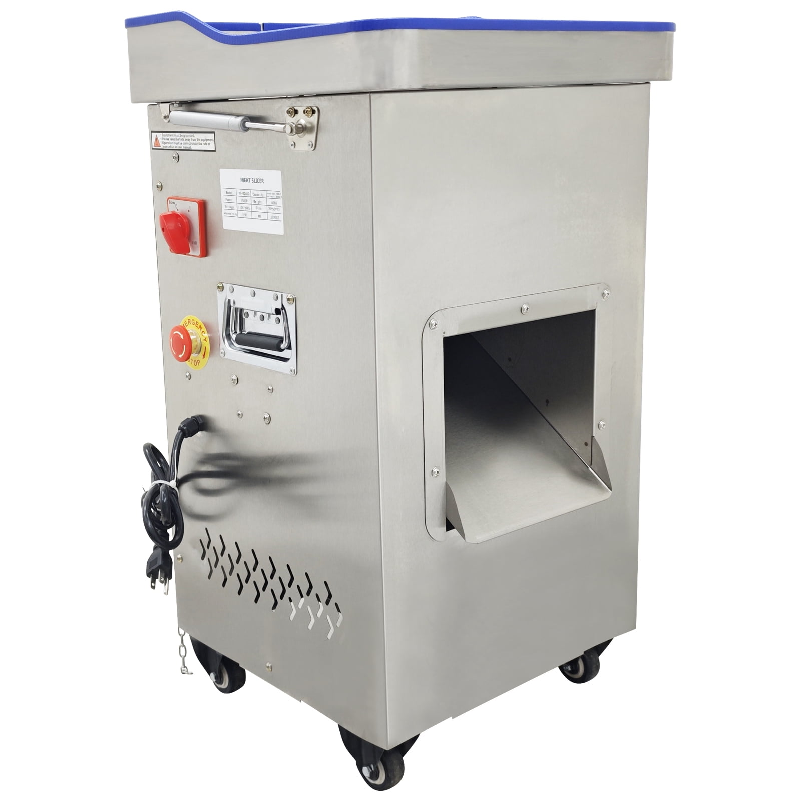 5mm Blade Commercial Fresh Meat Cutter Slicer Grinder Vertical Steak ...