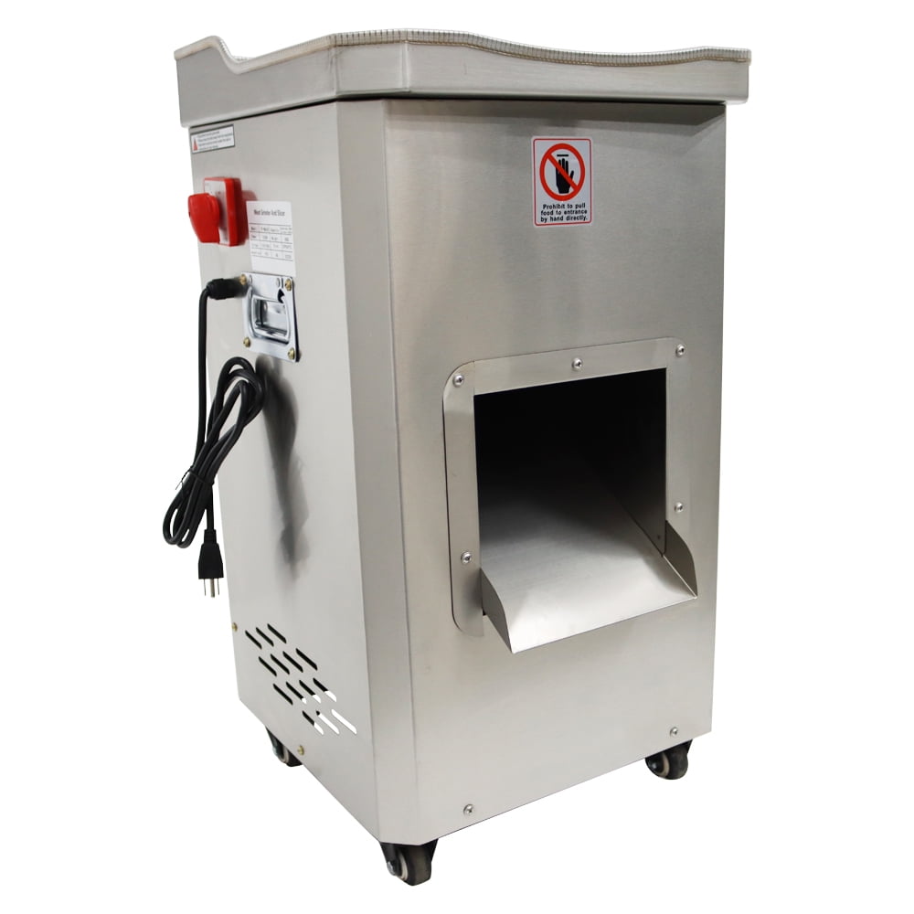 5mm Blade Commercial Fresh Meat Cutter Slicer Grinder Vertical Steak ...
