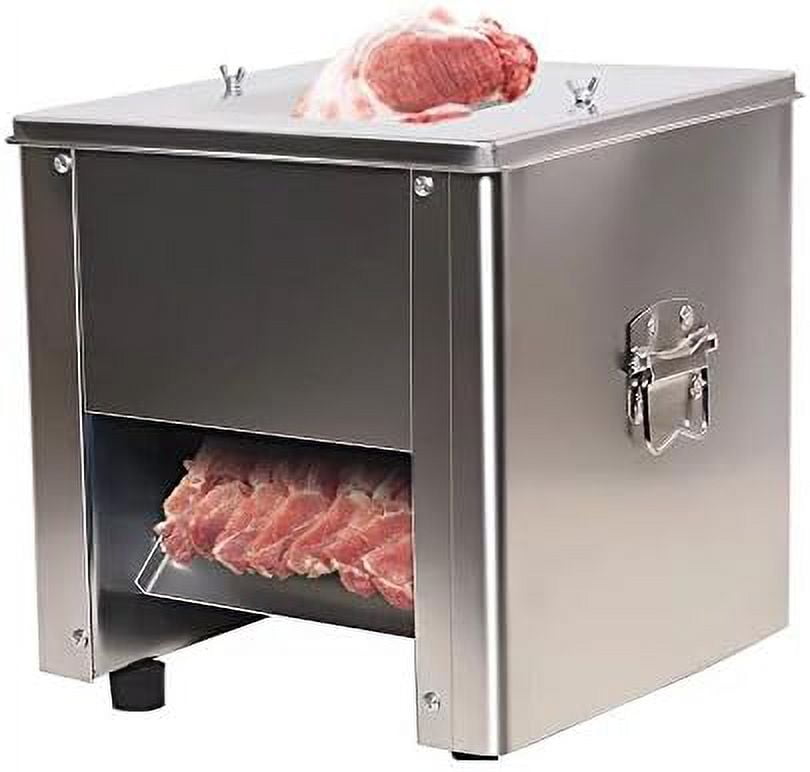 5mm Blade Fresh Meat Slicing Cutting Shredding Machine Commercial Pork ...