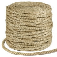ZEONHAK 1/2 Inch Burlap Jute Twine, 100 Feet, Extra Thick Manila Hemp ...
