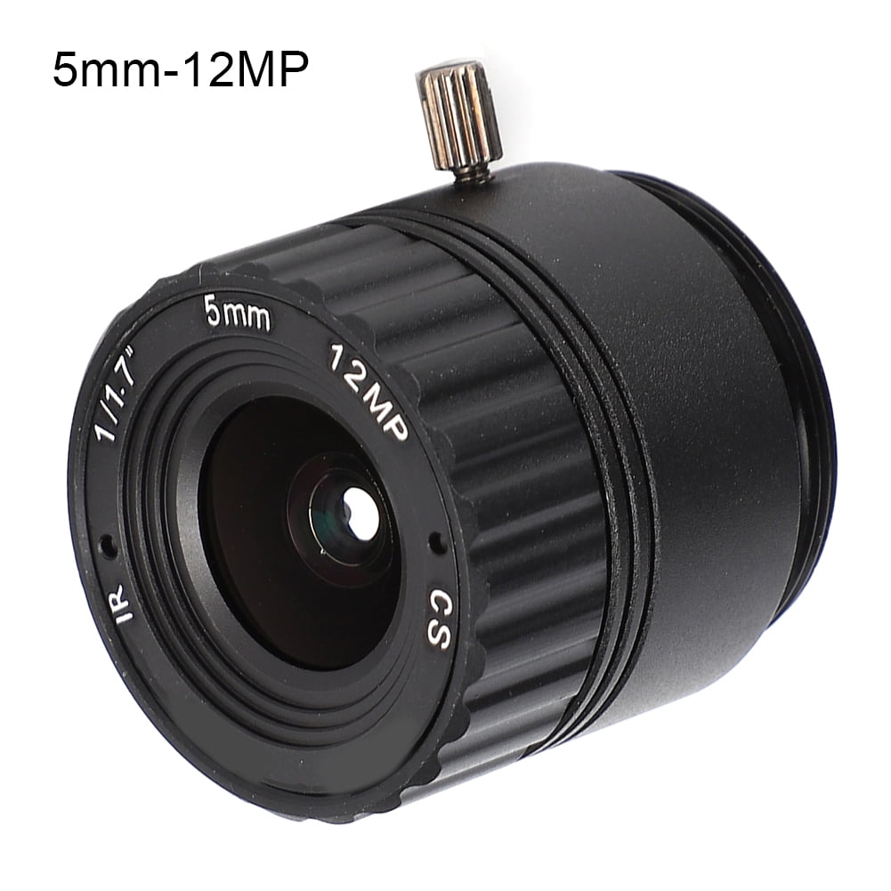 5mm F1.2 CS Mount 12MP HD Fixed CCTV Camera Lens with 1/1.7" Sensor for ...