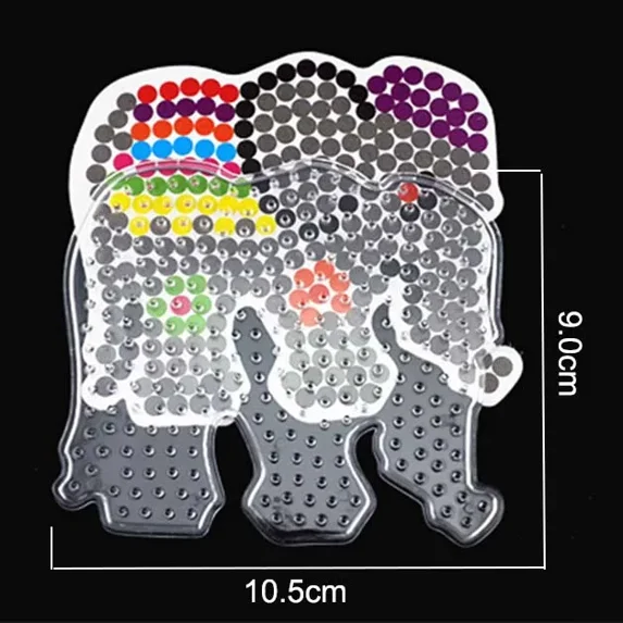 5mm Hama Beads Template with Color Paper Plastic Stencil Jigsaw Perler ...