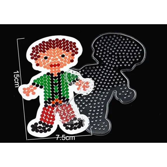 5mm Hama Beads Template with Color Paper Plastic Stencil Jigsaw Perler ...