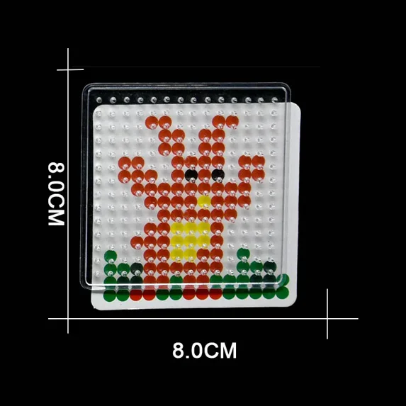 5mm Hama Beads Template with Color Paper Plastic Stencil Jigsaw Perler ...