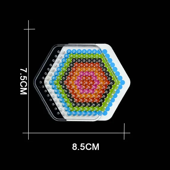 5mm Hama Beads Template with Color Paper Plastic Stencil Jigsaw Perler ...