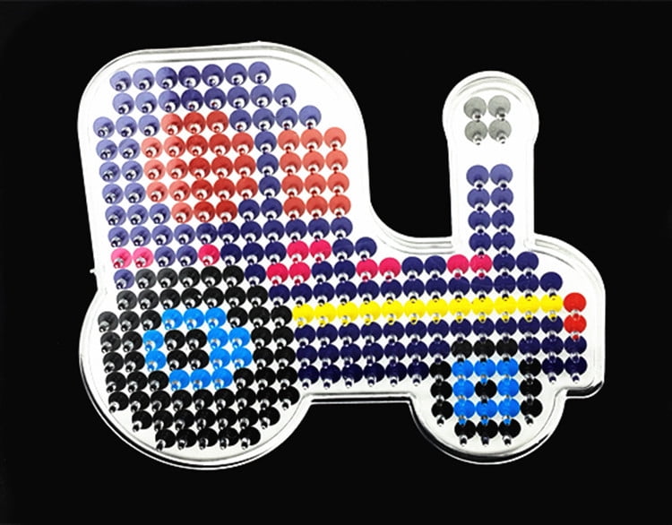5mm Hama Beads Template with Color Paper Plastic Stencil Jigsaw Perler ...